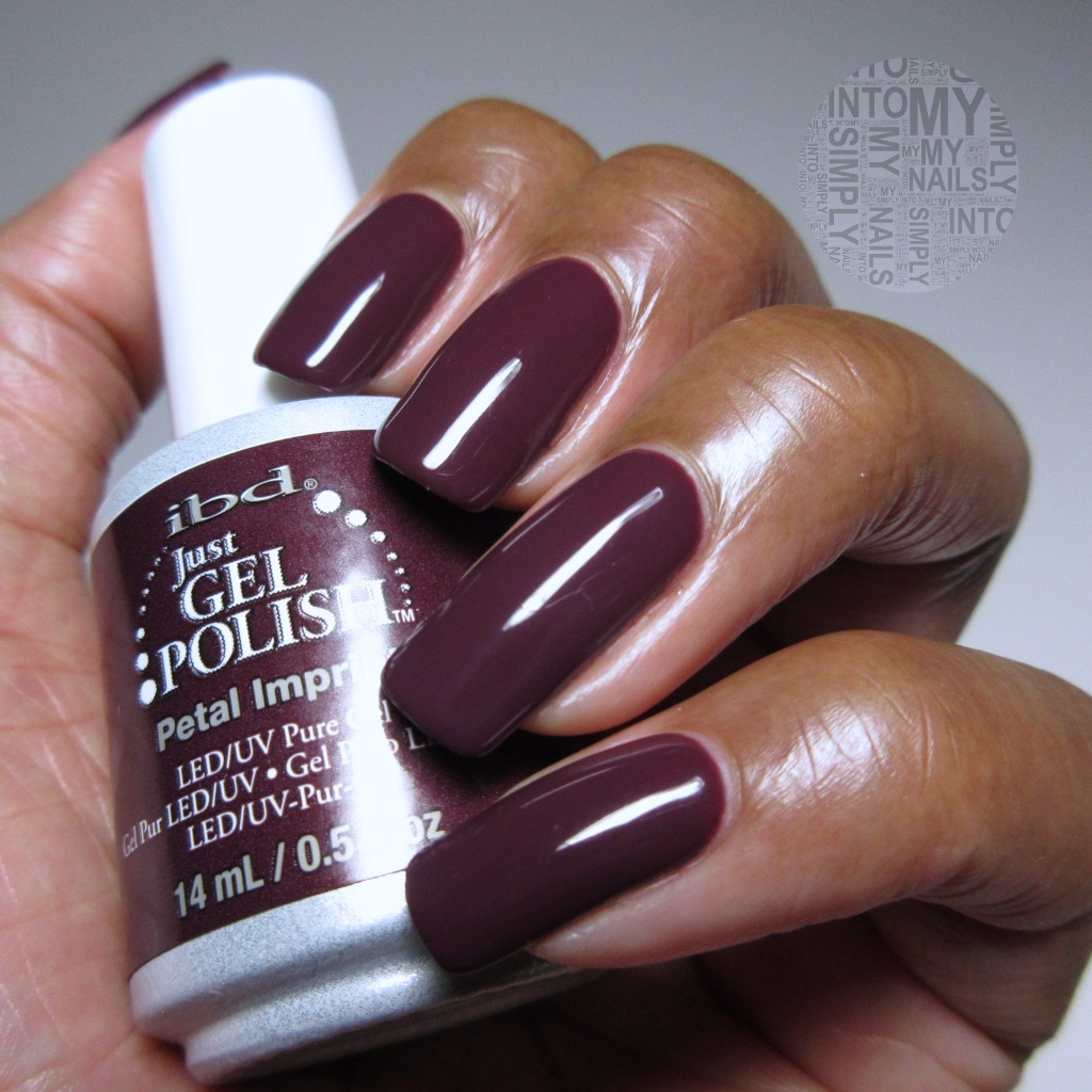 Mini Manicures ~ IBD Just Gel Petal Imprint | Simply Into My NAILS