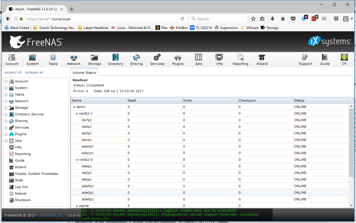 Frankie goes to Hollywood: Storage Server: FreeNAS: use your SSD ...