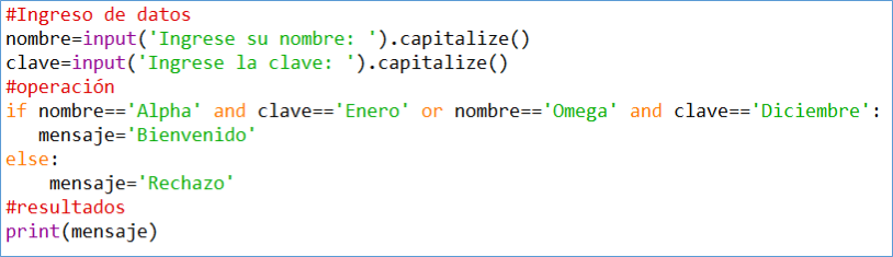 Ejercicios de Python : 2020