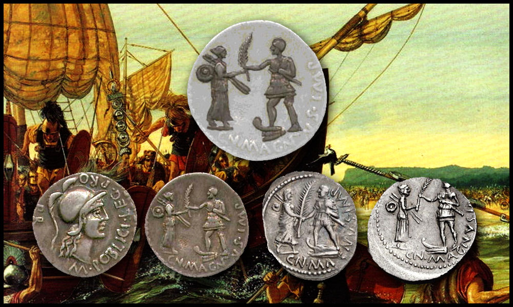 numisarchives: Las monedas de Pompeyo.