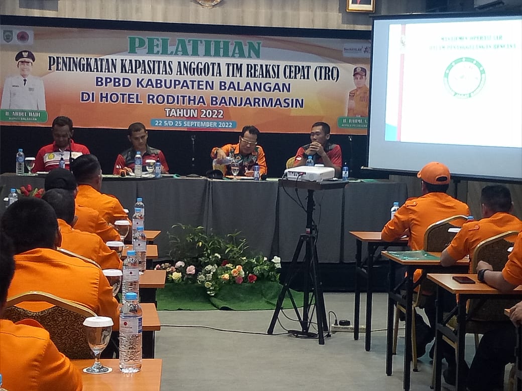 BPBD Balangan Tingkatkan Kemampuan dan Keahlian dalam Penanganan Bencana Anggota TRC