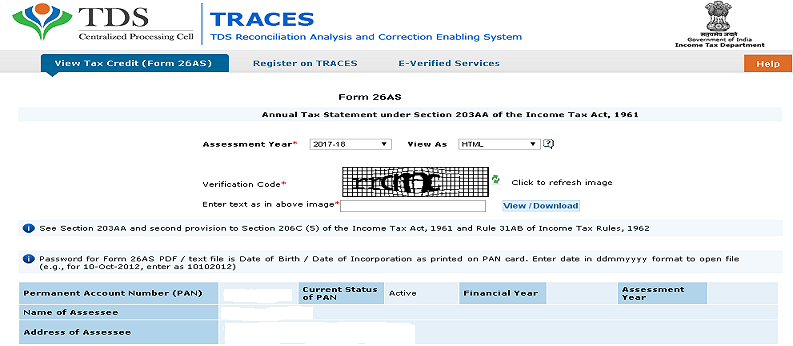 What is Form 26AS, How to view and download Form 26AS