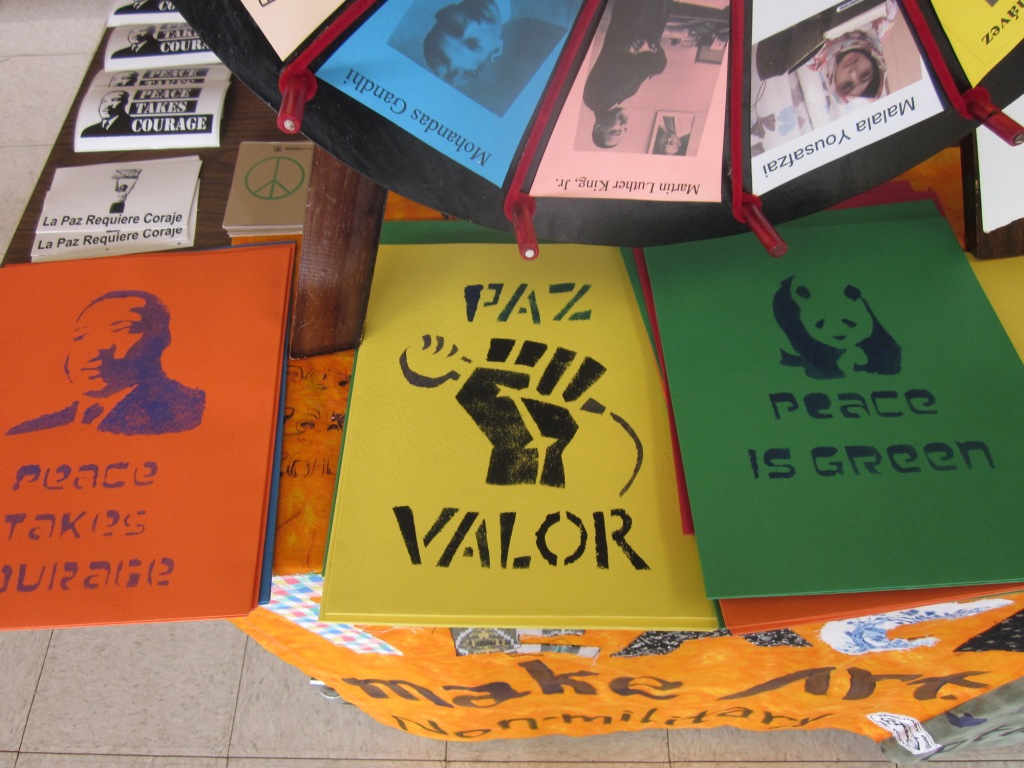 Sustainable Options for Youth: Spring SOY table at Eastside Memorial HS