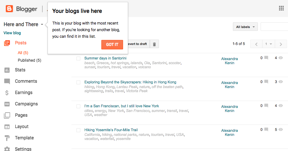 Tampilan Blogger Baru ~ PANDUAN BELAJAR ADMOB