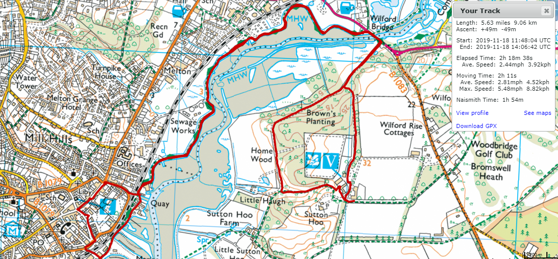 My Adventures 3: Sutton Hoo to Woodbridge,Suffolk Circular 18th ...