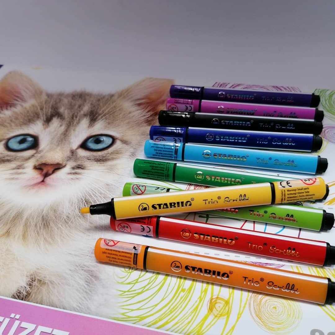 Μαρκαδόροι Stabilo Trio Scribbi για τους μικρούς μας καλλιτέχνες - Πως ...
