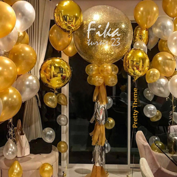 Deko Belon Kuning Hitam Sam Turner
