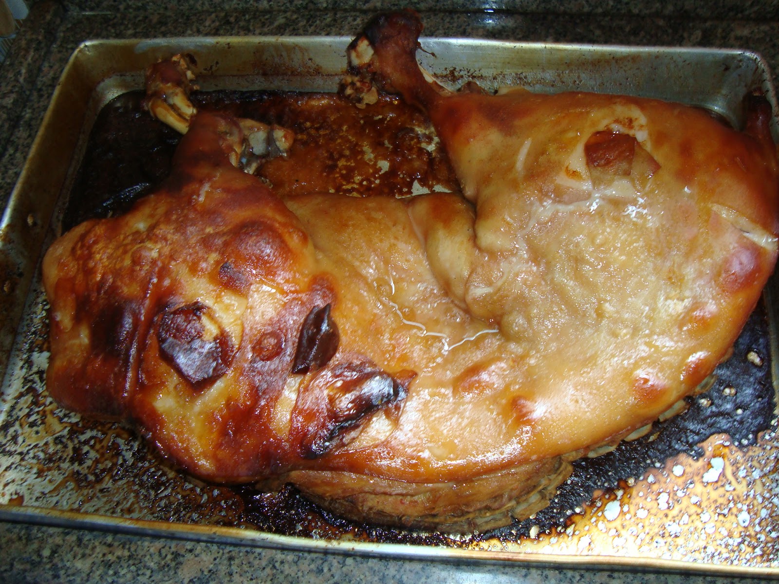 RECEITAS DO FRONT: LEITOA ASSADA!!! TRADIÇÃO DA MINHA FAMÍLIA NO NATAL!!!