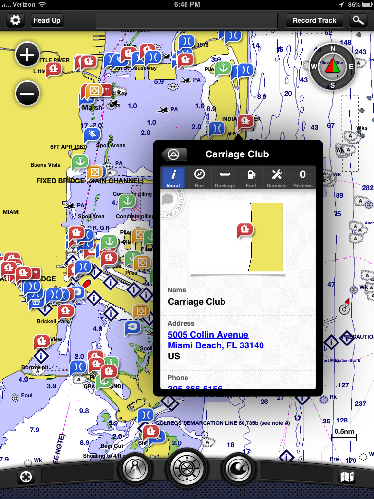 i-Marine Apps: Garmin BlueChart Mobile Trip Planning App