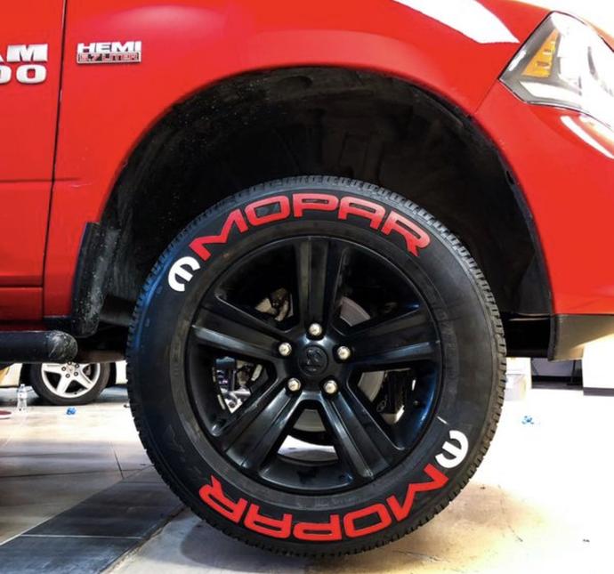 Tires With Red Lettering ~ Thankyou Letter