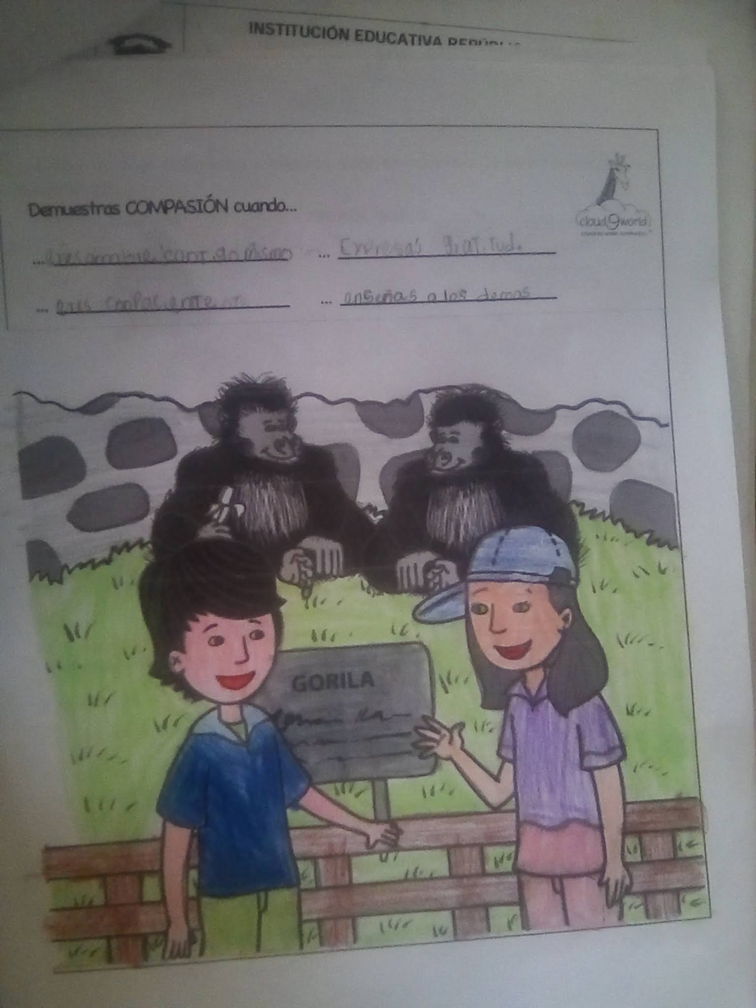 I. E. REPÚBLICA DEL LIBANO: valor de la compasion