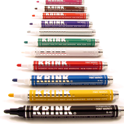 Chrome and Black Brighton: Pens, Inks and Markers IN STOCK