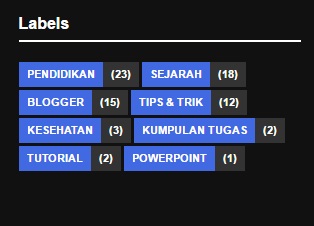 Cara Mudah Membuat Label Blog Keren | Learning Life Together