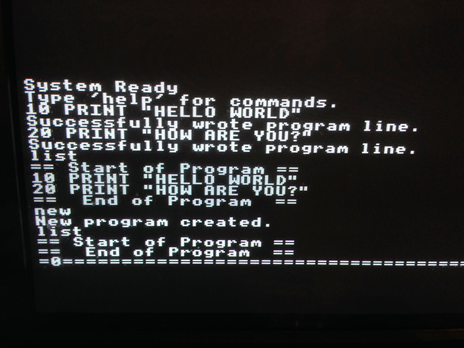 Clint's Projects: Arduino Retro Computer: Managing Program Memory (FRAM)