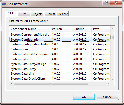 System.Configuration in .Net Framework 2 onwards