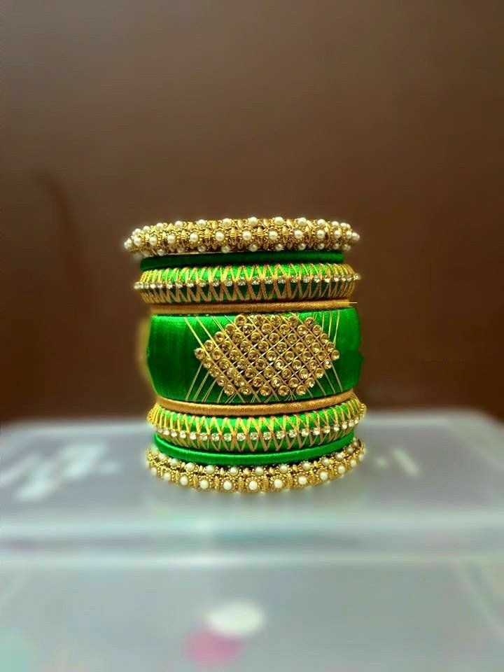 Silk thread jewellery - Bangles