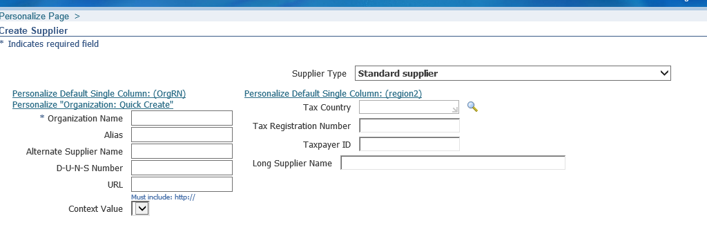 Oracle Application's Blog: Oracle OAF Personalization Examples