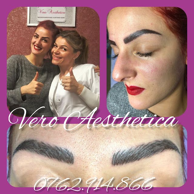 Sprancene perfecte; Microblading sprancene ( fir cu fir ) - machiaj ...