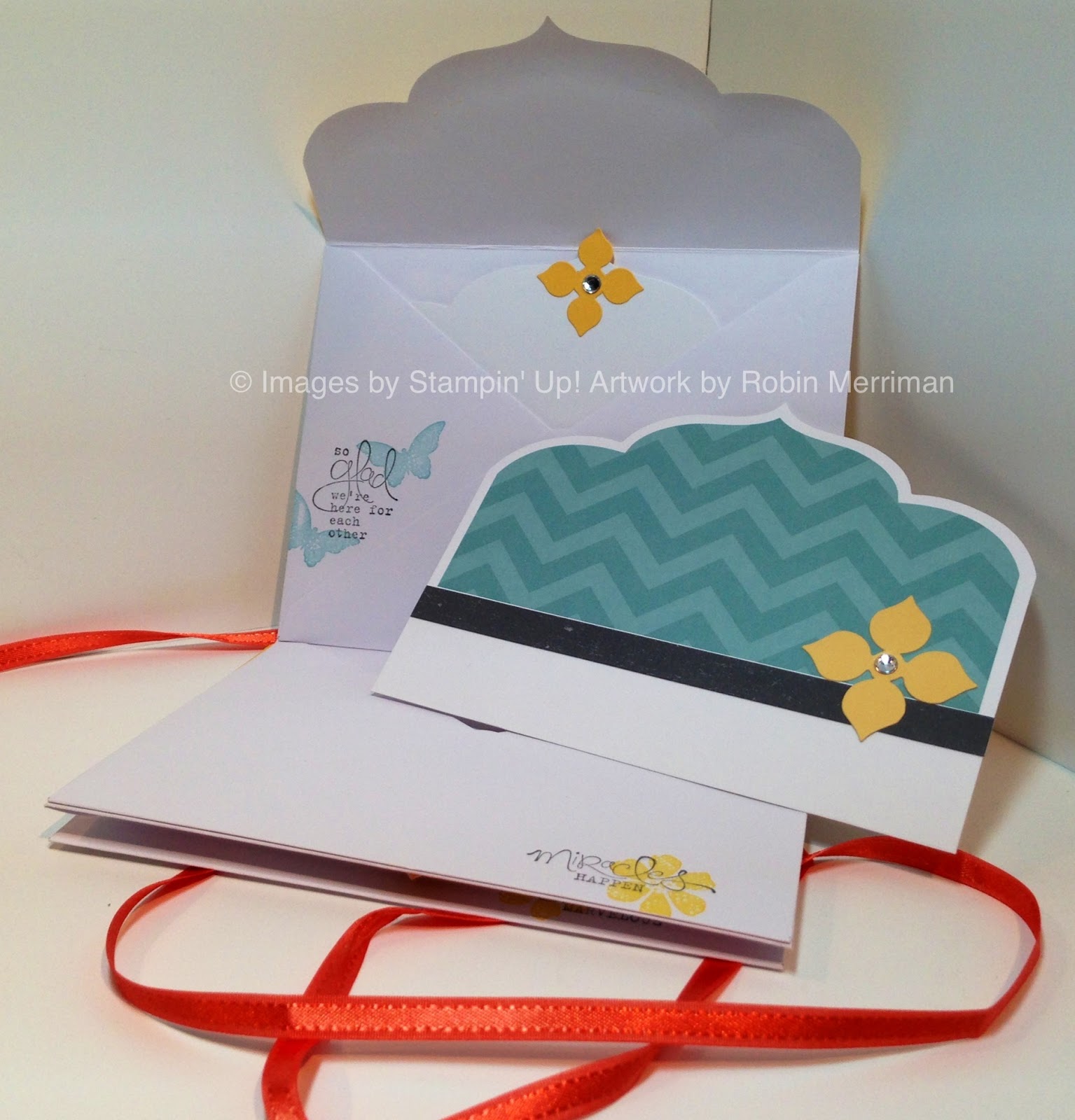 Trinity Designs: Happy Hello Envelope Scrapbook - Video Tutorial