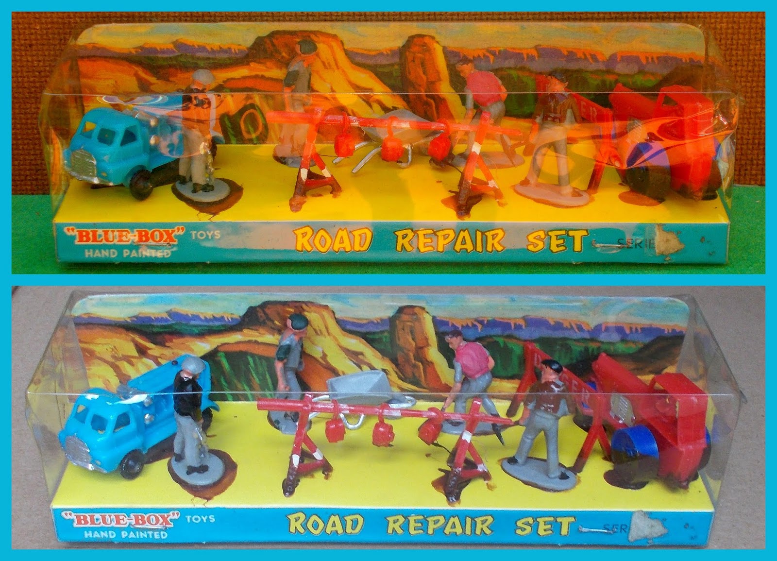 B is for Blue Box Black-top Bitumen Barrow Boys | Small Scale World