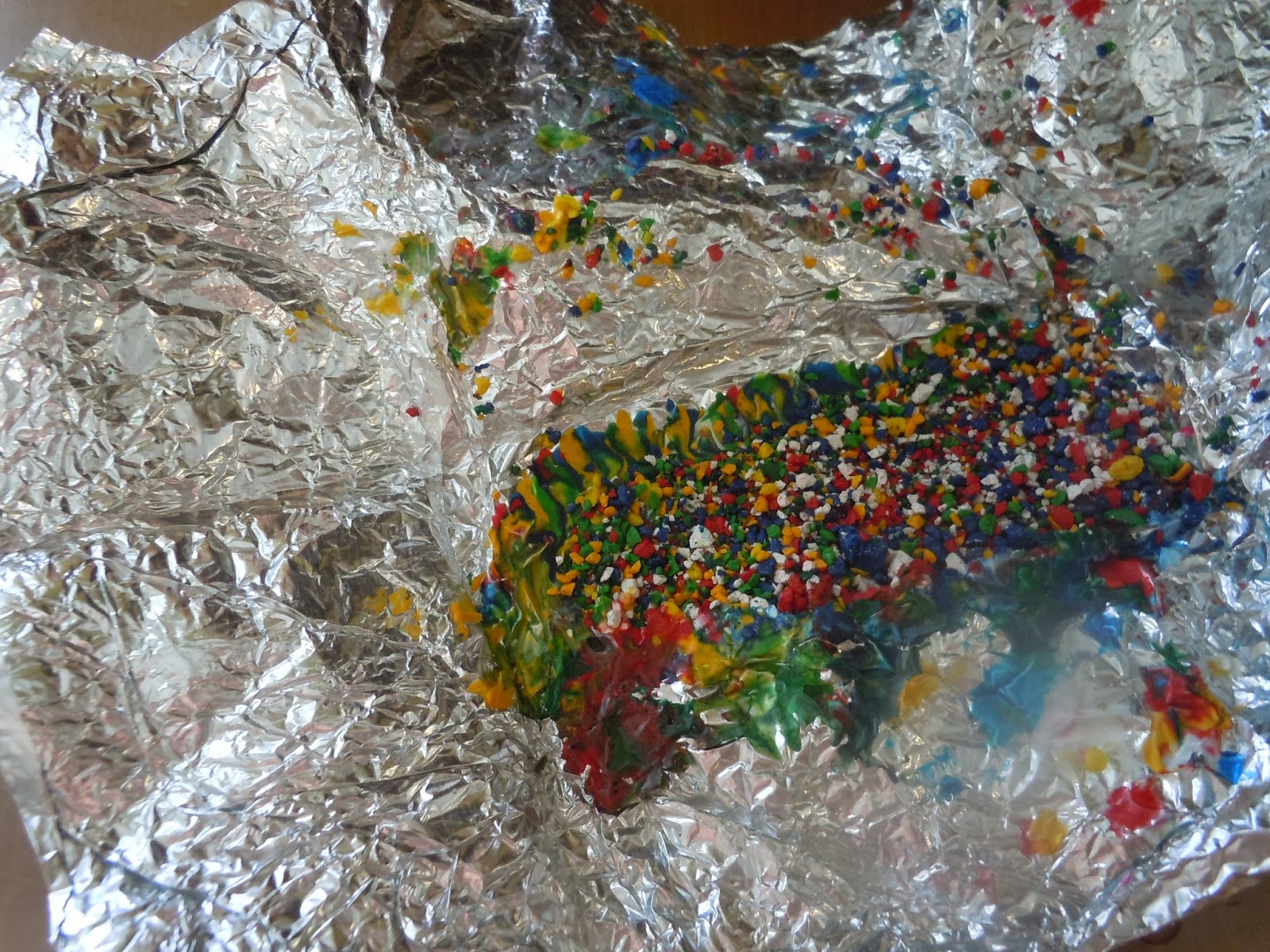 Frolic and Farce: Rock Cycle Using Crayon Shavings