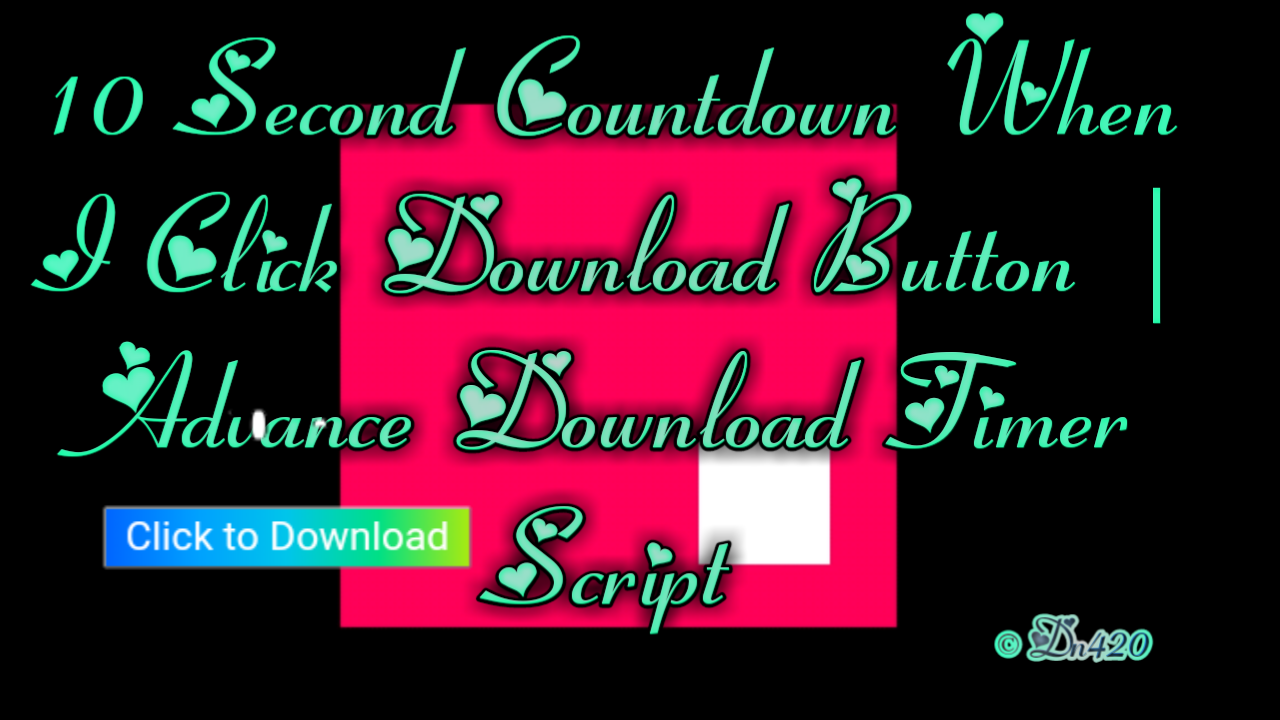 10 Second Countdown When I Click Download Button | Advance Download ...