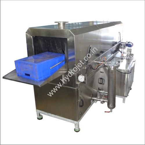 Rotary bin washing machine Conveyor crate washer manufacturer in India