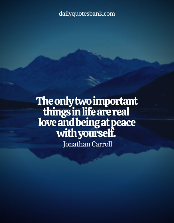 170 Quotes About Being At Peace With Yourself