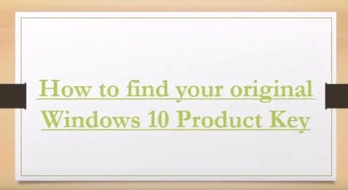 Steps To Find Windows 10 Product Key Using Command Prompt (CMD)