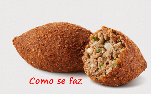 Quibe ou Kibe (em árabe كبة ['kibbeh] ou ['kubbah])