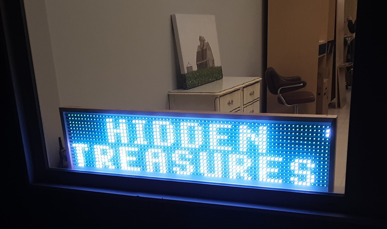 My Commentary and Technical help: 90 x 16 Addressable LED sign with ...