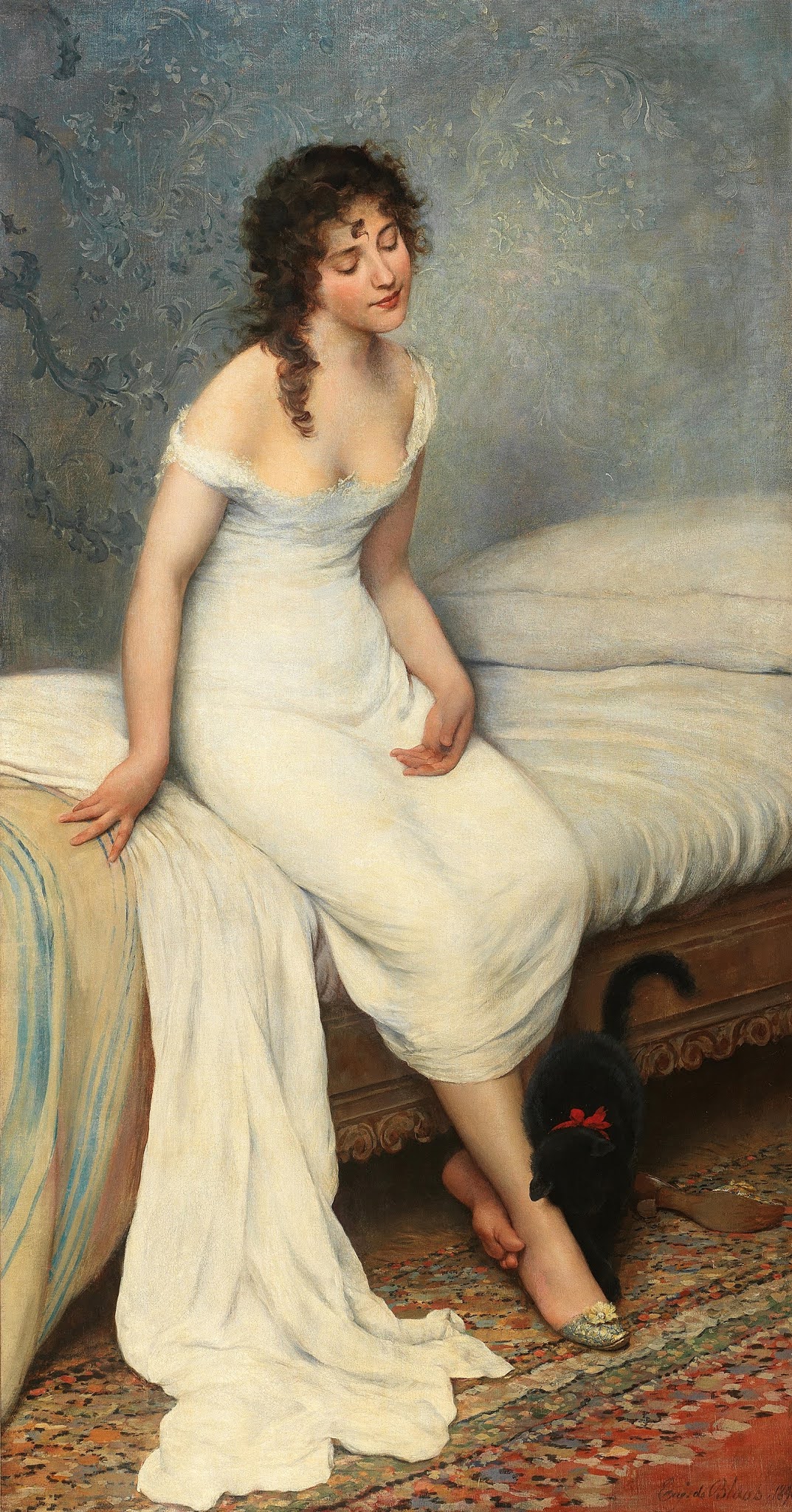 Eugene de Blaas (Austrian, 1843-1931) ~ The Awakening, 1893 | Arte e ... Eugene de Blaas (Austrian, 1843-1931) ~ The Awakening, 1893 | Arte e ...