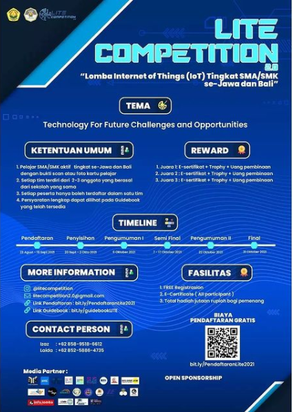 [GRATIS] Lomba Internet of Things (IoT) 2021 di UNEJ - Info Lomba 2023 Terbaru