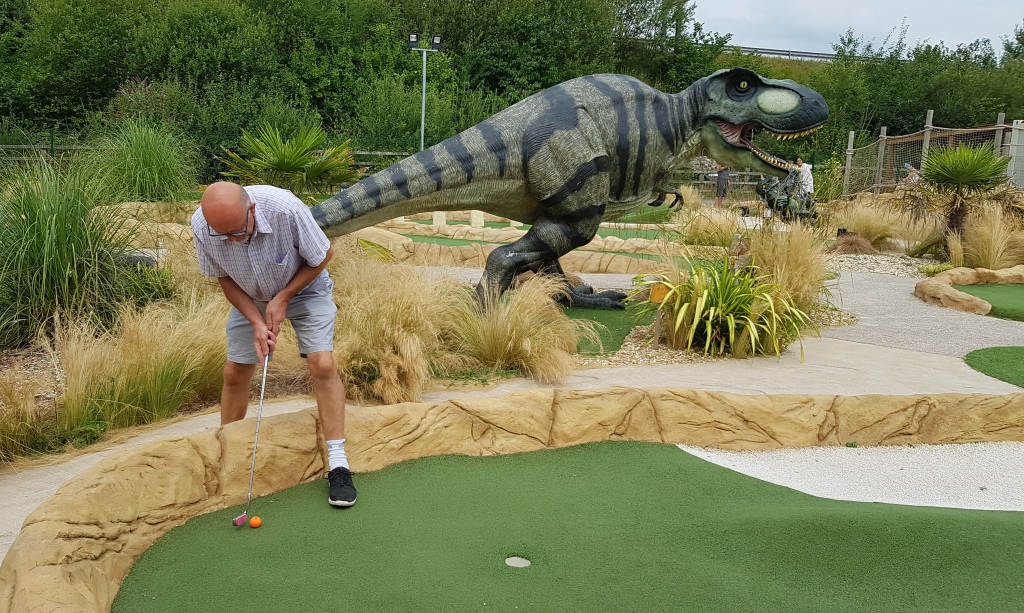 The Ham and Egger Files: Tee-Rex Adventure Golf at Cardiff Golf Centre