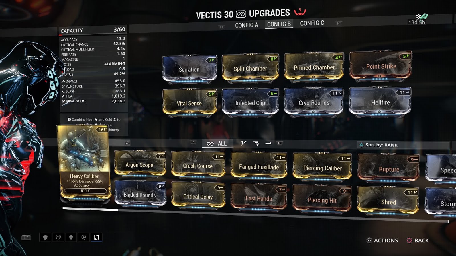 Warframe M.A.W. Tips & Builds: Warframe: PRIMED CHAMBER e Vectis
