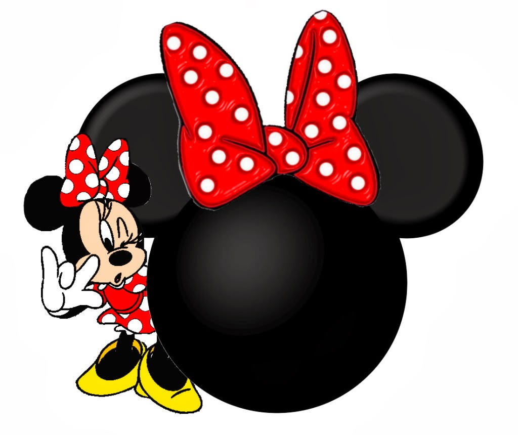 Siluetas de la cabeza de Minnie con lindas ilustraciones. - Ideas y ...