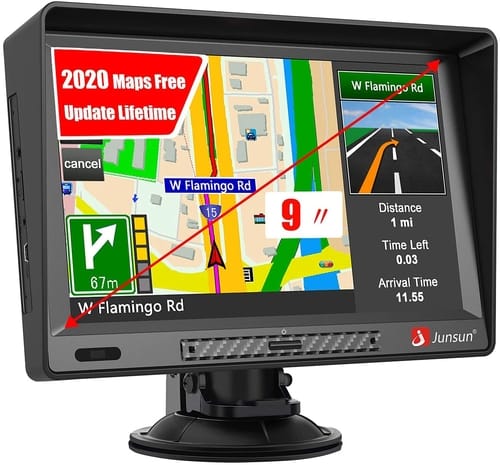 Review j Junsun 9 inch GPS Navigation for Car