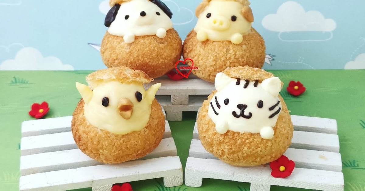 Loving Creations for You: Cute Animals Choux Pastries (Online class)