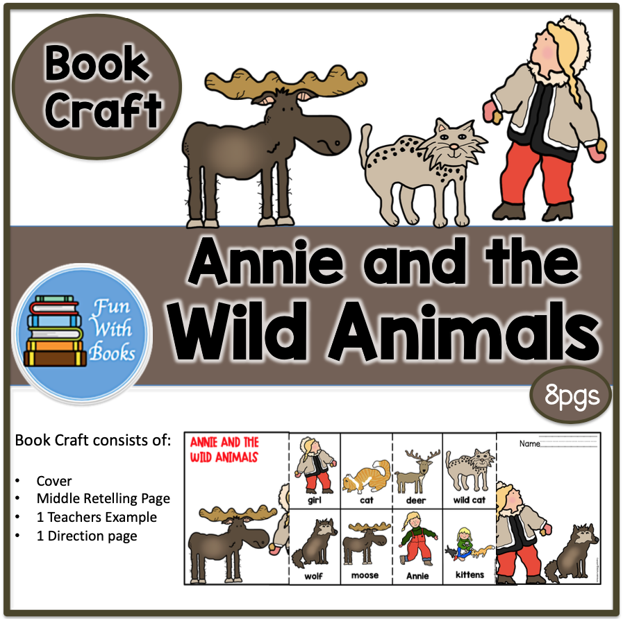 ANNIE AND THE WILD ANIMALS BOOK CRAFT Book Units By Lynn annie-and-the-wild-animals-book-craft-book-units-by-lynn