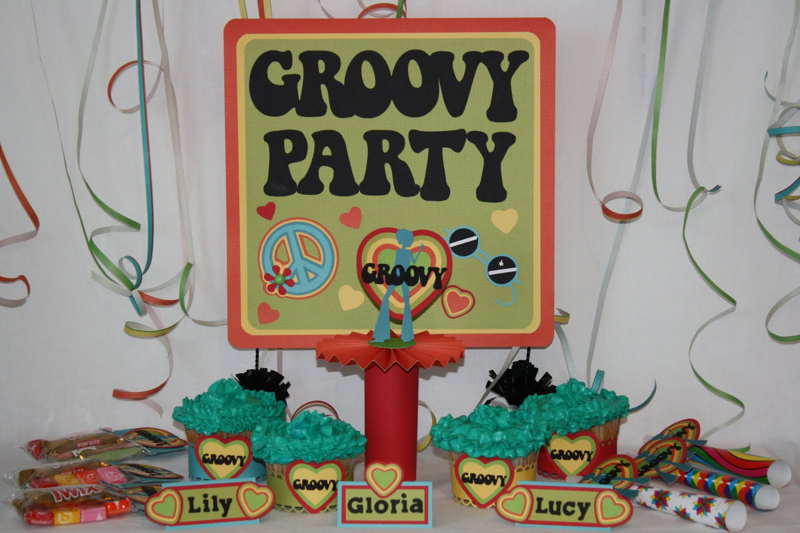 Sweet Delights Paper and More: Gloria's Birthday Blog Hop... Groovy Party
