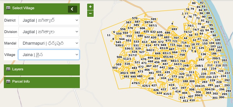 How To Get Village Map With Survey Numbers In Telangana Digital Telangana how-to-get-village-map-with-survey-numbers-in-telangana-digital-telangana