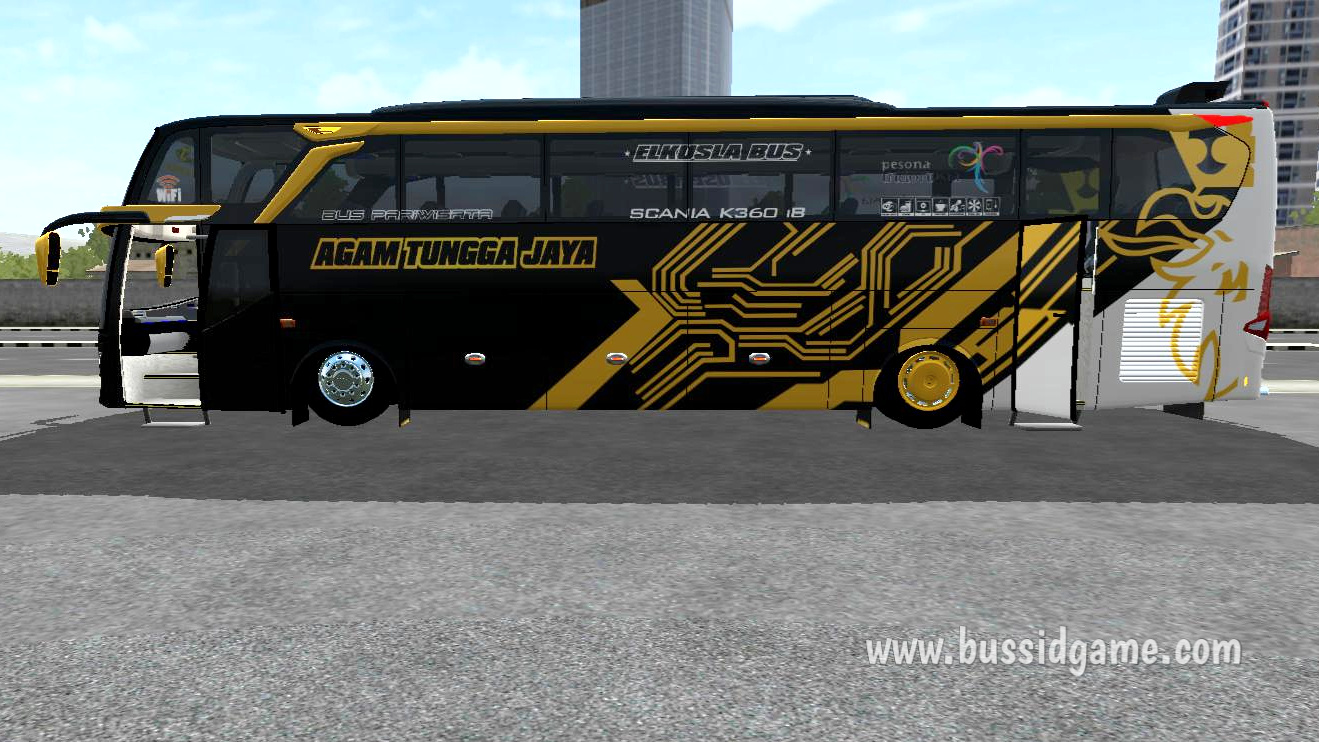Mod Bus JB3+ Facelift Scania K360 - mod bussid honda civic