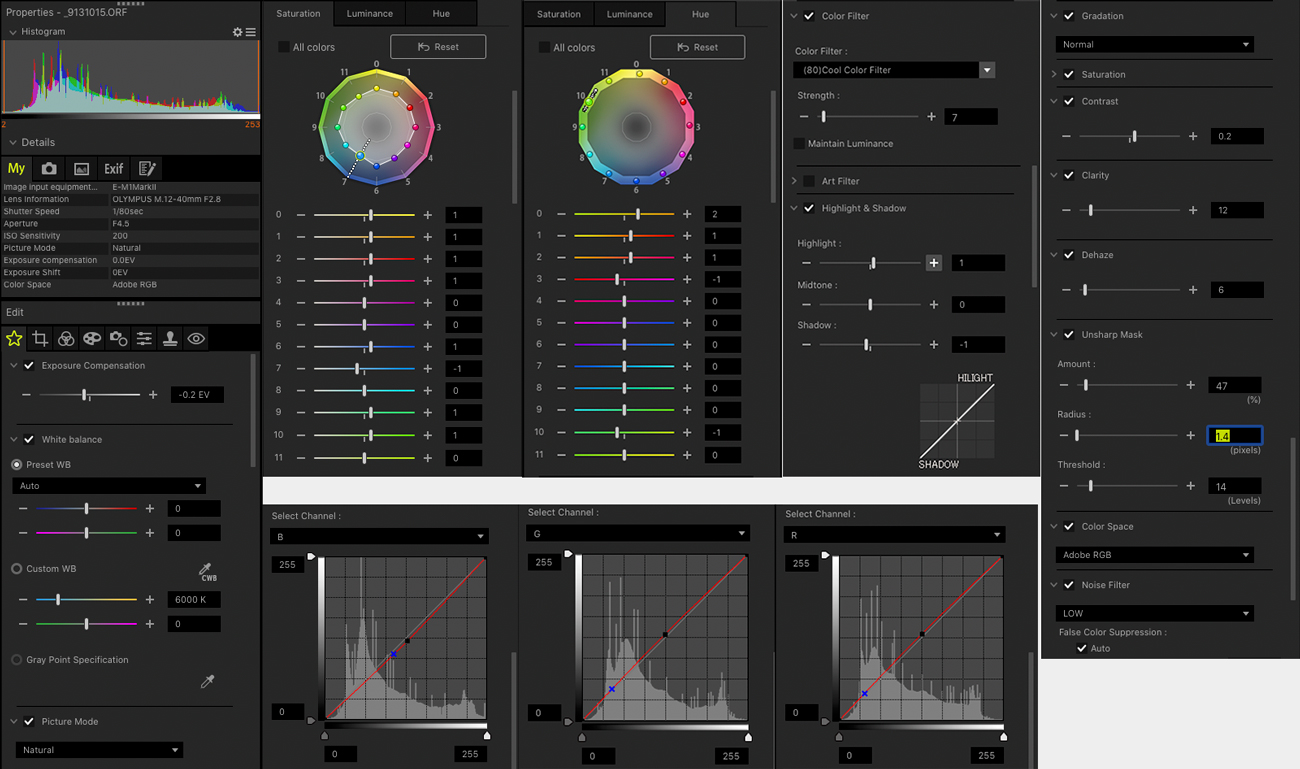 VideoPic Blog: The Olympus Color Profile function - Part 4