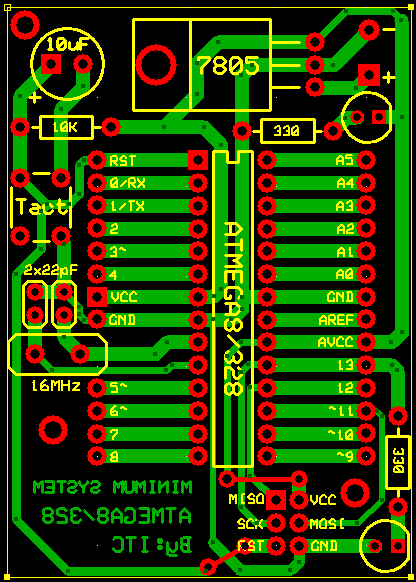 Membuat Board Arduino Sendiri Dengan Menggunakan Ic Atmega8 48 88 168 328 Edukasi Elektronika
