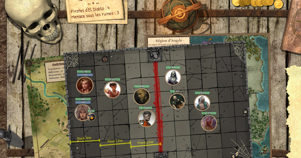 An Old Playful Fox: A simple Battle-grid combat