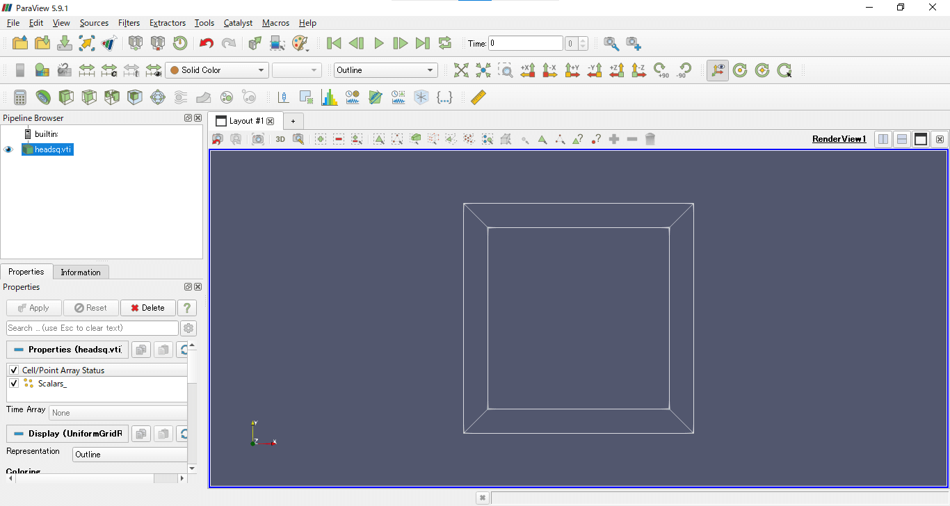 Paraviewのインストール方法と簡単な動作確認【windows】