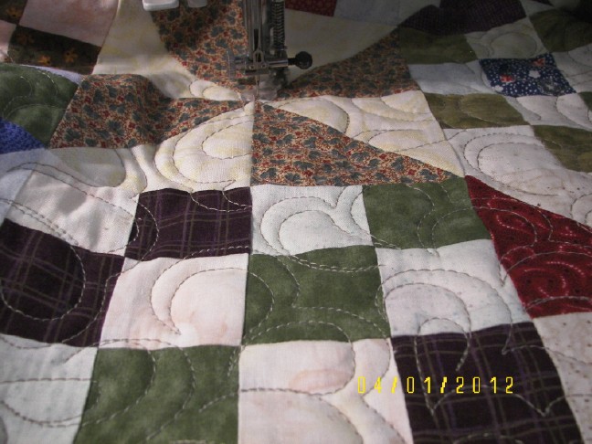 Elaine Adair Pieces: EGAD, body posture! and Machine Quilting Pinwheels ...