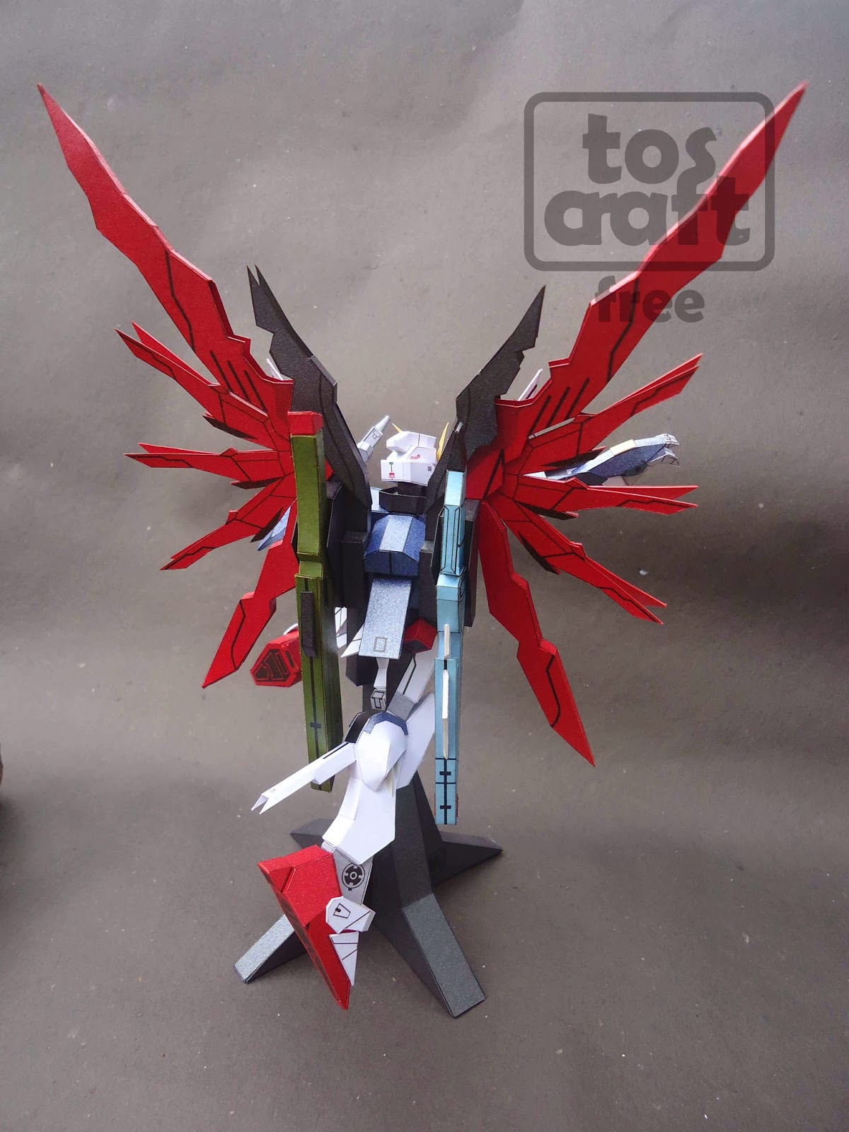 Tos-craft: DESTINY Gundam 1:144 papercraft