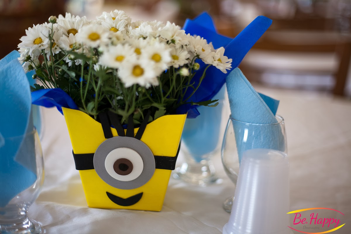 Be.Happy Decorações: Minions para Lara e Felipe