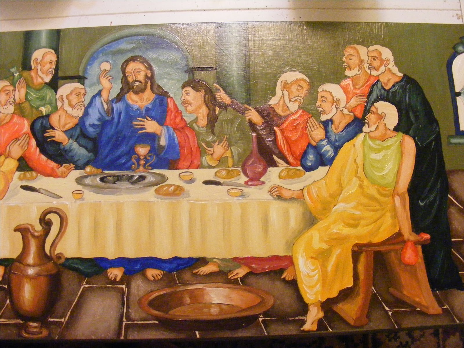 Mobila Pictata: Icoane pictate pe lemn si sticla